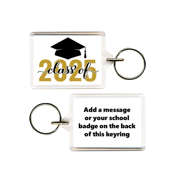 CLASS OF 2025 Personalised Keyrings School Leavers - Add message ...
