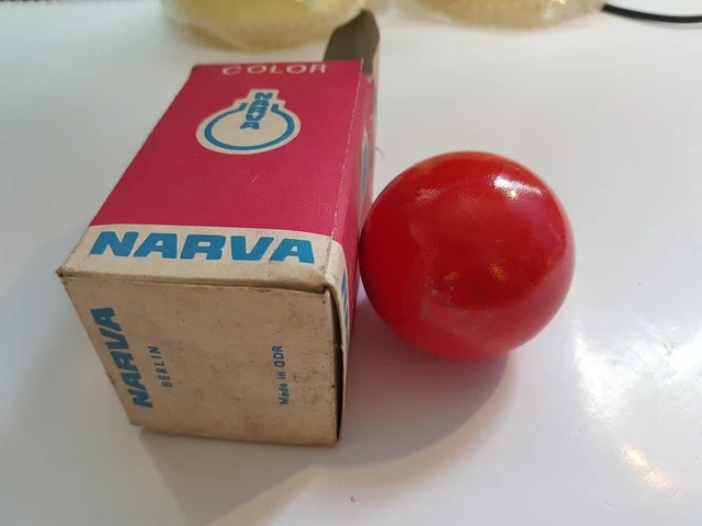 NARVA COLOR GLÜHLAMPE E27 Partybeleuchtung 225 V 25 W ROT s.FOTOS! EUR ...