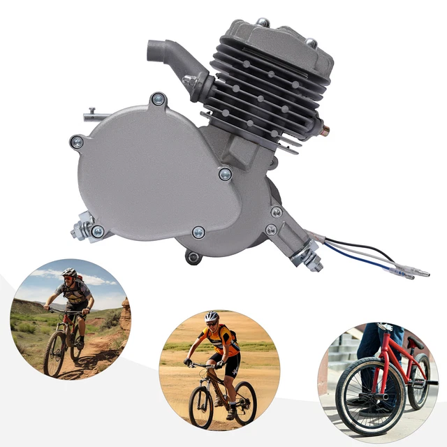 80CC 2-STROKE BICYCLE Engine Kit Petrol Engine Motorised Mountain Bike ...