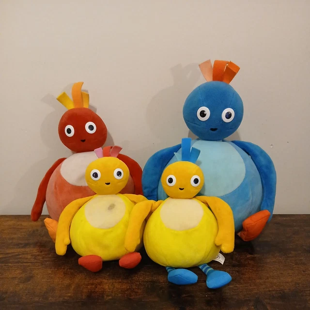 TWIRLYWOOS PLUSH TALKING Full Set 4 BigHoo Toodloo Chickedy Chick - All ...