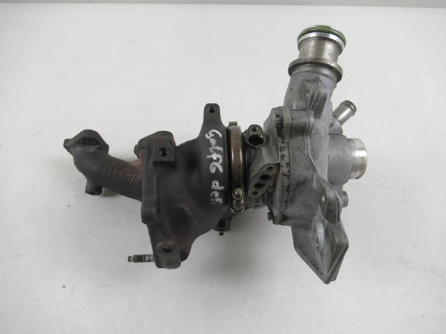 VW GOLF 6 VI 5K 08-12 exhaust turbocharger turbocharger faulty ...