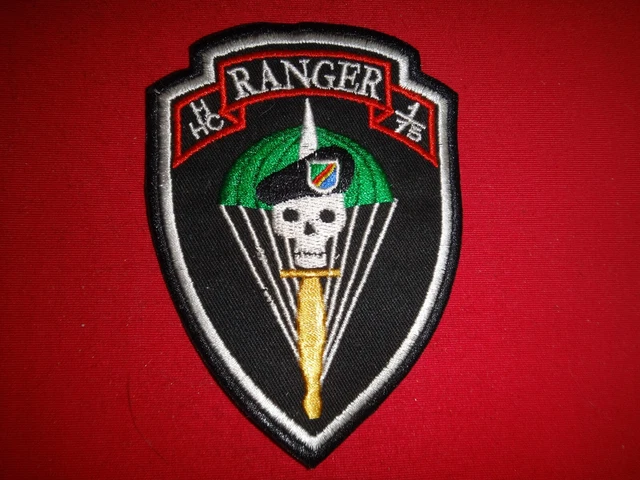 US ARMY H&HC 1st Battalion 75th Infantry Regiment RANGER Patch $16.84 ...