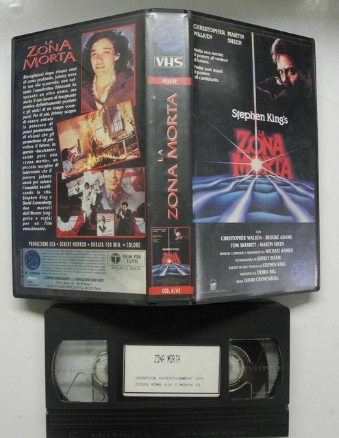 LA ZONA MORTA 1983 VHS Italien Christopher Walken Martin Sheen Stephen ...