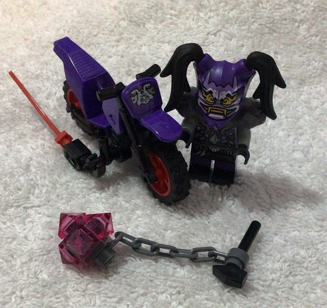 LEGO NINJAGO ULTRA Violet Minifigure Oni Mask of Hatred Figure NJO397 £ ...