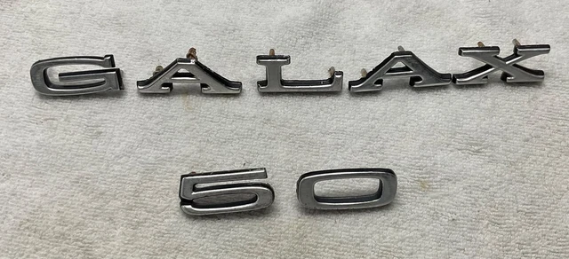 1967 FORD GALAXIE 500 Quarter Panel Letters Script = Oem $67.40 ...