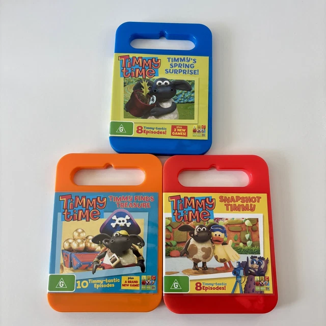 TIMMY TIME 1 3 5 DVD Finds Treasure Spring Surprise Snapshot Timmy DVD ...
