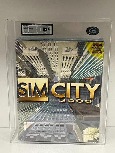 SIM CITY 3000 PC CD-ROM Big Box Vintage UKG UK Classificato 85+ Quasi ...