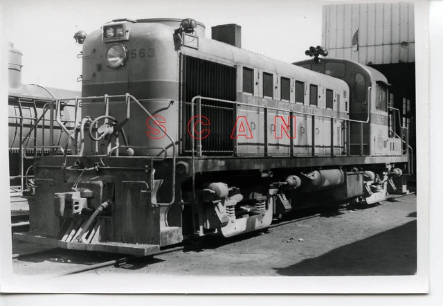 3G207 RP 1962 Pacific Great Eastern Railroad Loco #563 Prince George Bc ...
