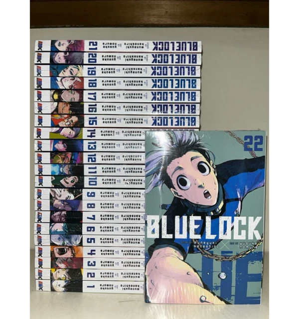 BLUE LOCK MANGA Anime Volume 1-22 English Comic Book Full Set Express ...