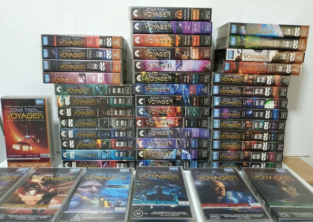 RARE AUSTRALIAN MADE Star Trek Voyager VHS Tapes x 52 Of Bundle In VGC ...