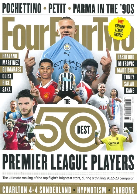 FOURFOURTWO REVISTA,50 BEST Premier League Jugadores,Haaland,Saka ...