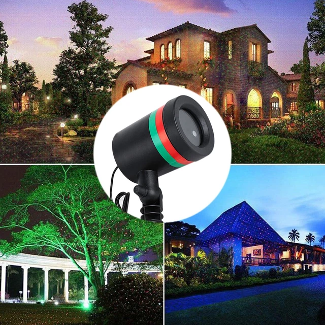 OUTDOOR LASER PROJECTOR Light Moving Sky Star Lighting Red & Green ...