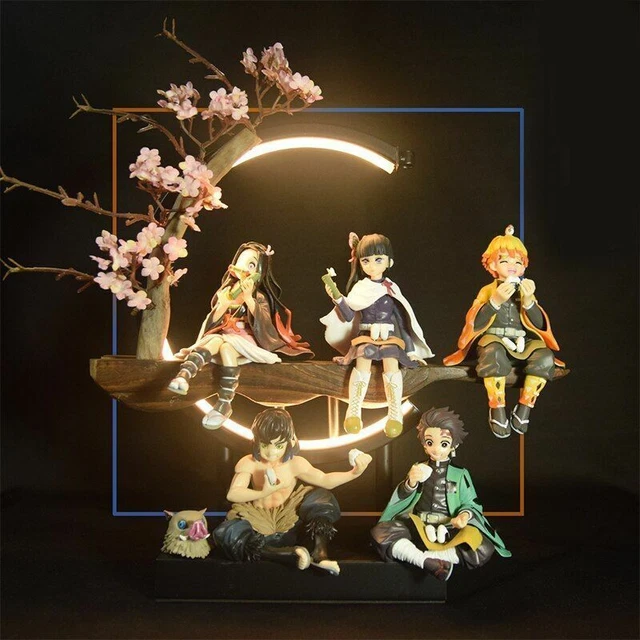 DEMON SLAYER FIGUR Sit Down Action Model Rice Ball Nezuko Kanao Tanjiro ...