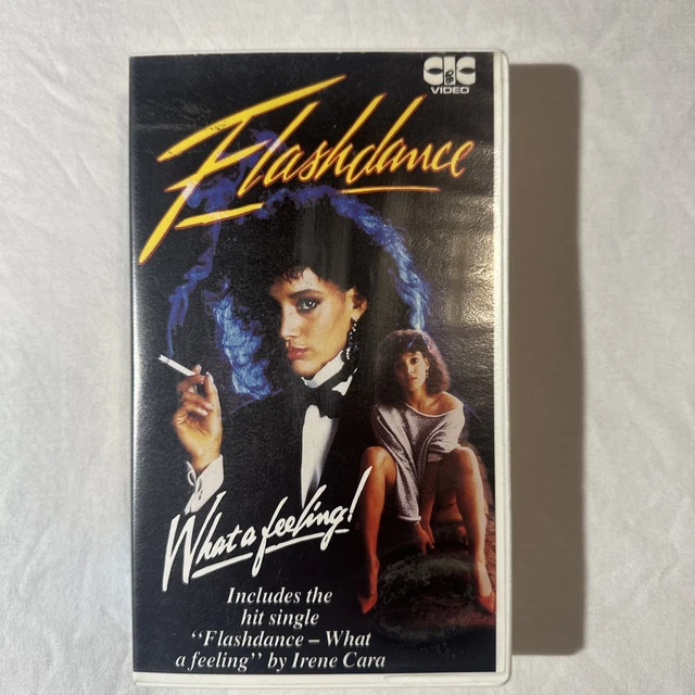 FLASHDANCE 1983 VHS Tape PAL Drama Dance Music Jennifer Beals Michael ...