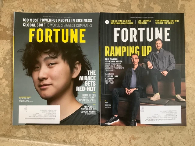 FORTUNE MAGAZINES SEPT. - November 2025 Alexandr Wang, Ramping Up (Lot ...