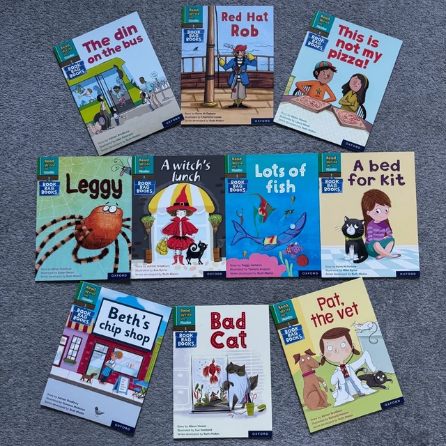 READ WRITE INC. Phonics Book Bag Books: Green Set 1 Storybooks Full ...