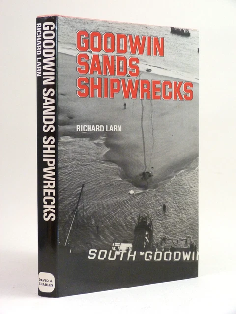 RICHARD LARN SIGNED Goodwin Sands Shipwrecks 1st HB DW 1977 map, charts ...