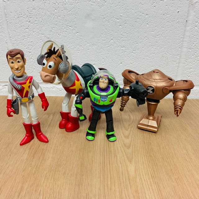 DISNEY PIXAR MATTEL Toy Story Space Mission Figures Bundle Woody, Buzz ...
