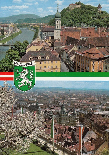POSTKARTE - GRAZ mit Wappen (37) EUR 2,29 - PicClick DE