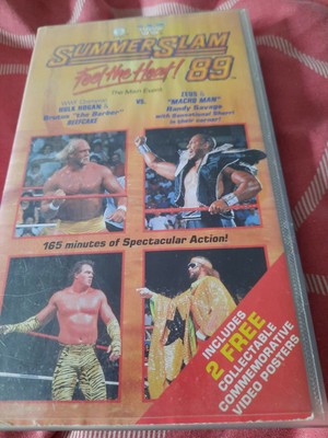 WWF - SUMMERSLAM 89 Feel The Heat (VHS, 1991) RARE Wrestling Vintage ...