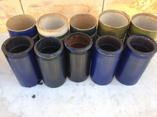 5 EDISON BLUE Amberol Cylinder Phonograph Records ( gramophone reels ...