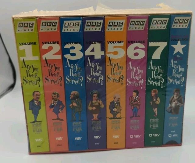 ARE YOU BEING Served? VHS Vol. 1 - 7 Box Set BBC British Comedy Series ...