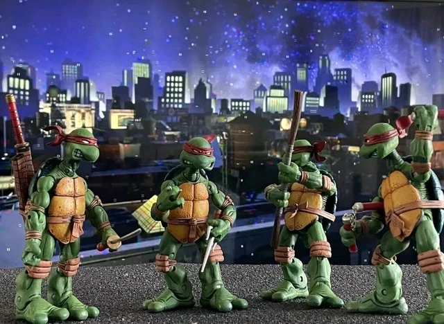 NECA TEENAGE MUTANT Ninja Turtles Set Mirage Comic-con 2008 Ultra RARE ...