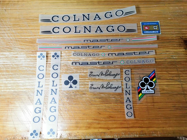 COLNAGO MASTER GILCO black kit vinilo decal sticker adesivi autocollant ...