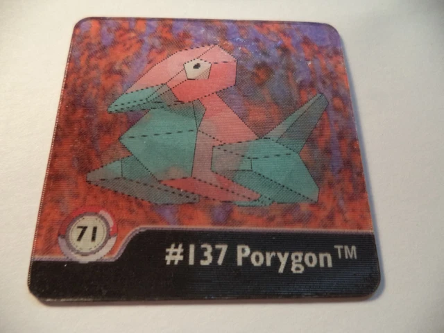 (YFG) POKÉMON SERIES One Artbox Action Flipz #137 Porygon EUR 2,00 ...