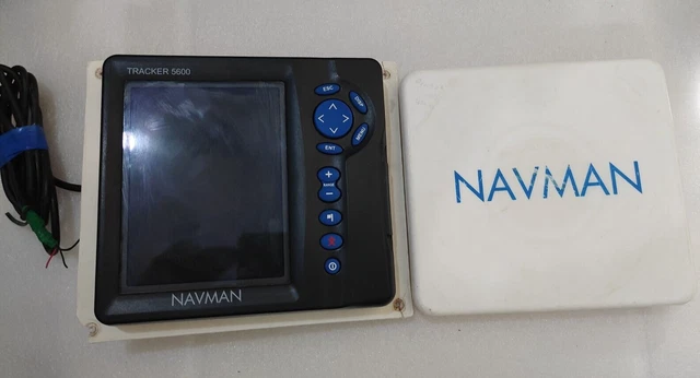 NAVMAN TRACKER 5600 Marine Chartplotter HEAD UNIT & C-MAP NT+ M-ME-C001 ...