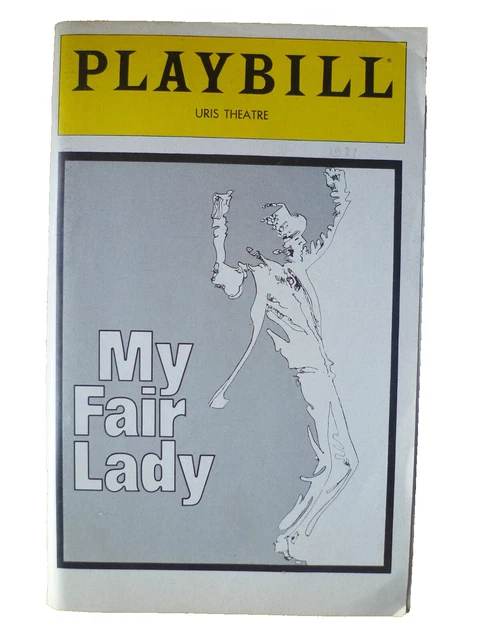 THEATRE PROGRAMME 1981 My Fair Lady - Rex Harrison Nancy Ringham Lisa ...