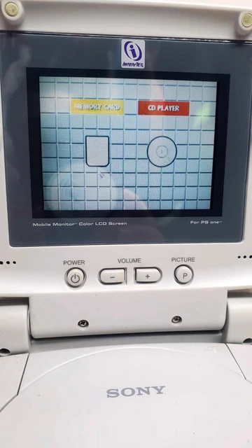 SONY PSONE PS1 Console w/ LCD Screen + Legend Of The Dragoon Discs ...