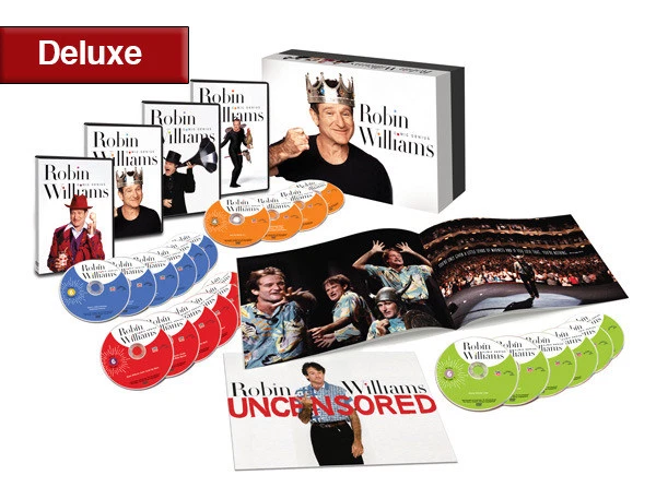 ROBIN WILLIAMS: COMIC Genius Deluxe Set - Over 50 Hours on 22 DVDs ...