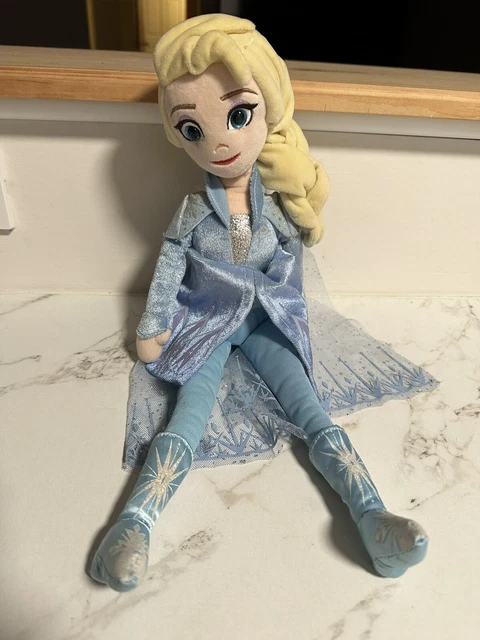 DISNEY FROZEN 2 Elsa Sparkle TY beanie baby 16" tall $10.00 - PicClick