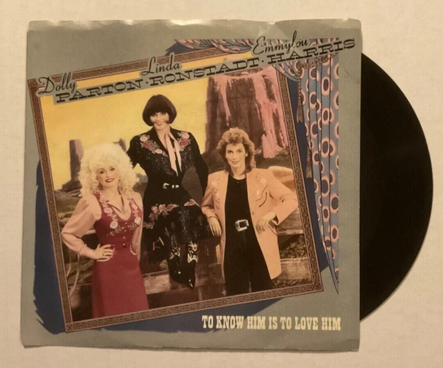 DOLLY PARTON LINDA Ronstadt Emmy Lou Harris Trio 1987 45 7" LIVRAISON ...