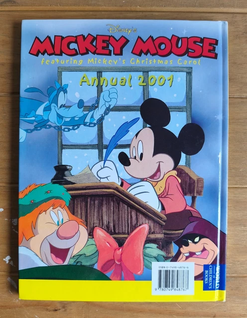 WALT DISNEY'S MICKEY Mouse Annual 2001 Hardback £9.99 - PicClick UK
