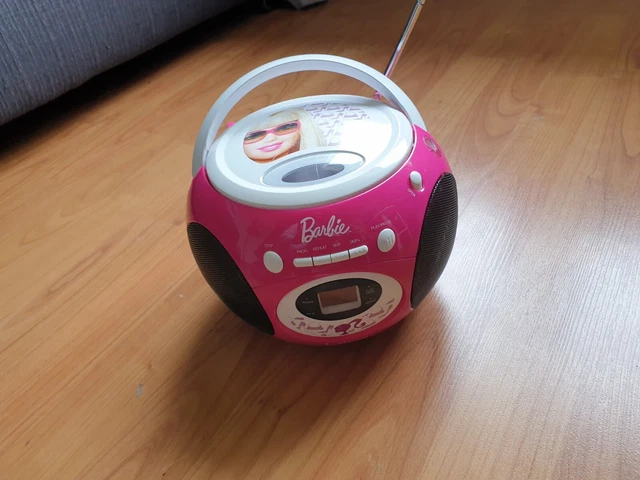 LECTEUR RADIO CD portable * model Barbie * Lexibook rose Mattel EUR 30 ...
