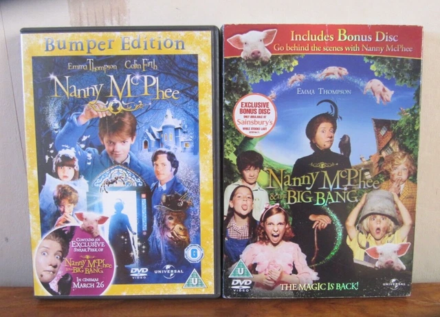 SET OF 2 Nanny McPhee DVDs: Nanny McPhee & Nanny McPhee and tne Big ...