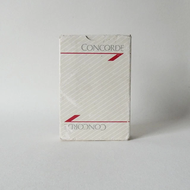 VINTAGE BRITISH AIRWAYS Concorde Playing Cards. Original Box. VGC. £5. ...