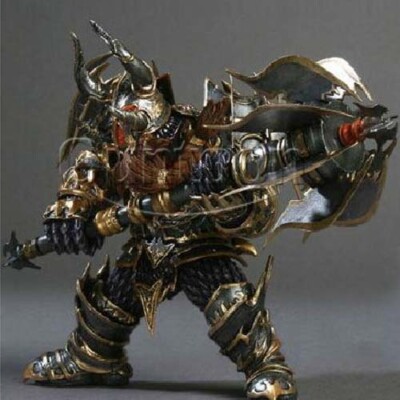 WORLD OF WARCRAFT: Dwarf Warrior Thargas Anvilmar Action Figure Model ...