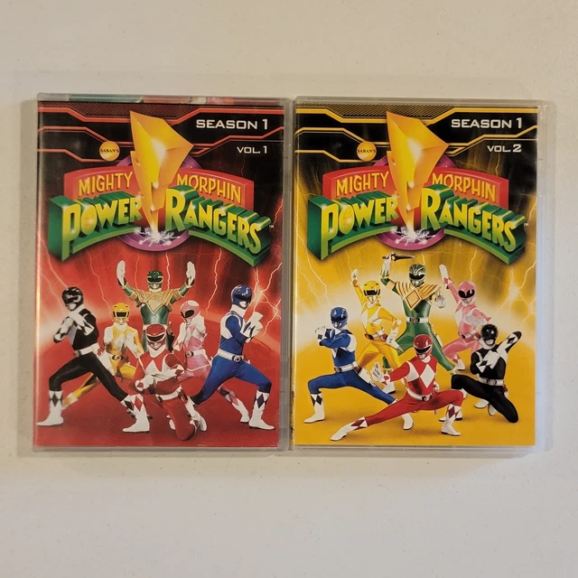 MIGHTY MORPHIN POWER Rangers - Season 1 Vol. 1 + 2 DVD 1993 6-DISC SET ...