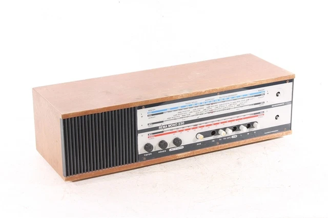 ALTES RADIO REMA Mono 230 Radio Transistorradio DDR Holz Vintage EUR 33 ...