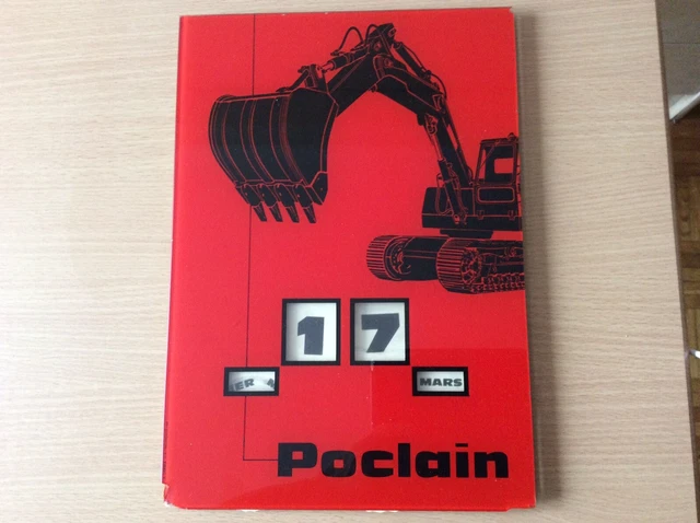 TRÈS RARE ANCIEN Calendrier Métal Publicitaire ( Poclain Année 1966 ) EUR 80,00 - PicClick FR