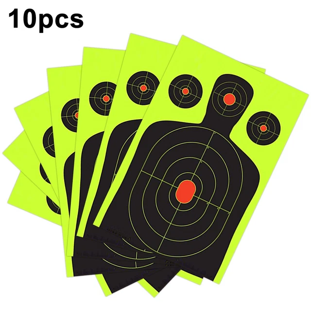 10 FEUILLES DE papier cible humano?des pr cision et visibilit 12 x 18 pouces EUR 26,67 - PicClick IT