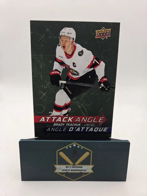 BRADY TKACHUK 2025-26 UD Tim Hortons Attack Angle Insert Card $4.00 ...