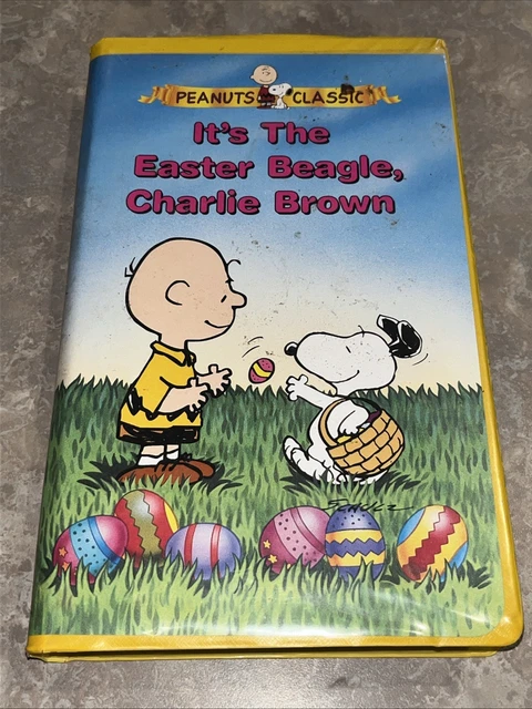 PEANUTS CLASSIC IT’S THE EASTER BEAGLE CHARLIE BROWN VHS Clamshell ...