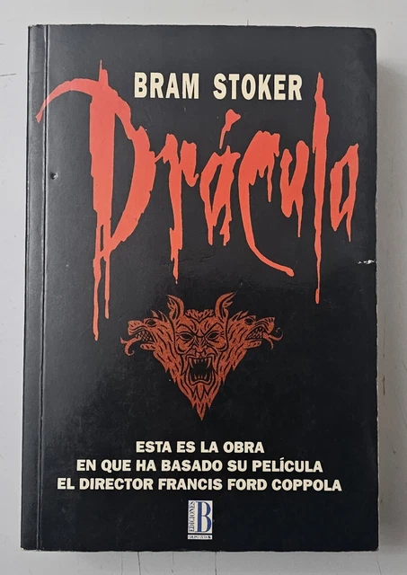 LIBRO DRACULA DE BRAM STOKER Spain Ediciones B 1992 PRIMERA EDICION EUR ...