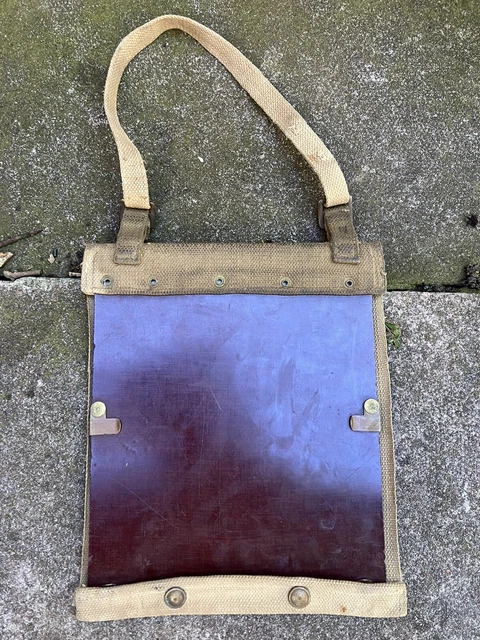 WW2 BRITISH ARMY map case dated 1943. Waring & Gillow (1937 Pattern ...