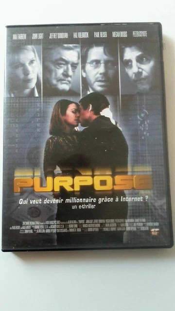 DVD PURPOSE UN e-thriller avec Mia Farrow John Light EUR 1,50 - PicClick FR