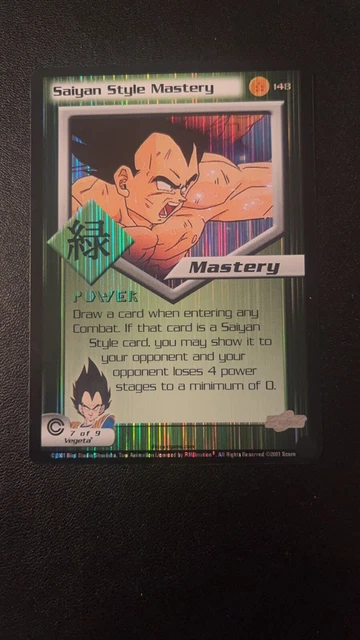 DRAGON BALL Z TCG Saiyan Style Mastery 148 FOIL Trunks Saga Score Near ...